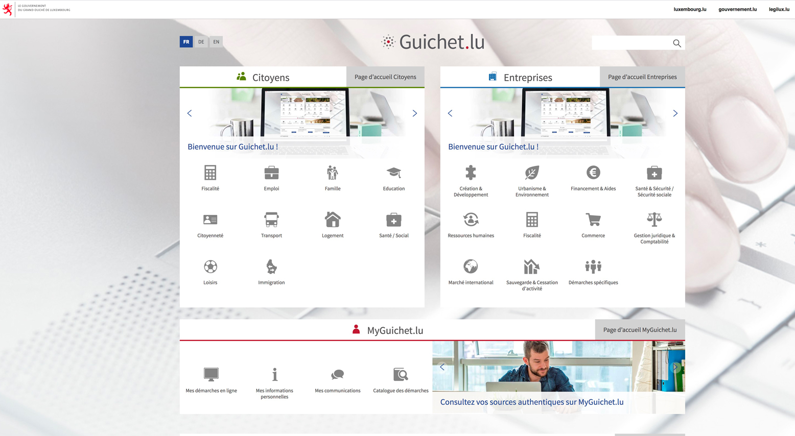 Présentation de la version augmentée de Guichet.lu - Lëtzebuerger Gemengen