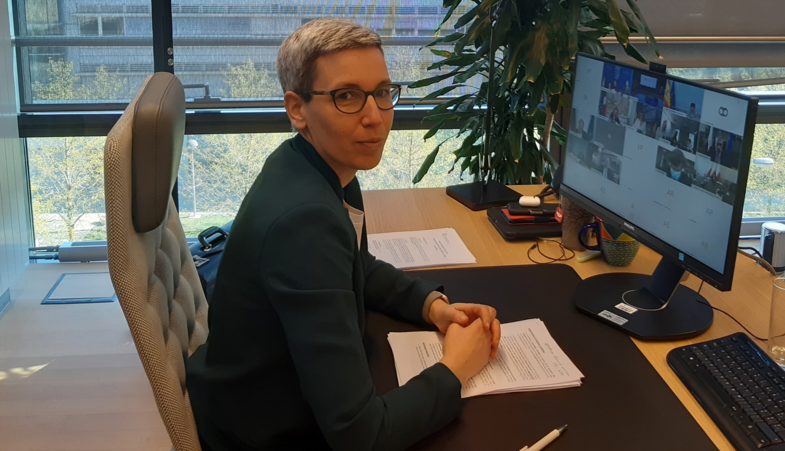 Covid-19: Sam Tanson a participé à la réunion du Conseil JAI afin d ...