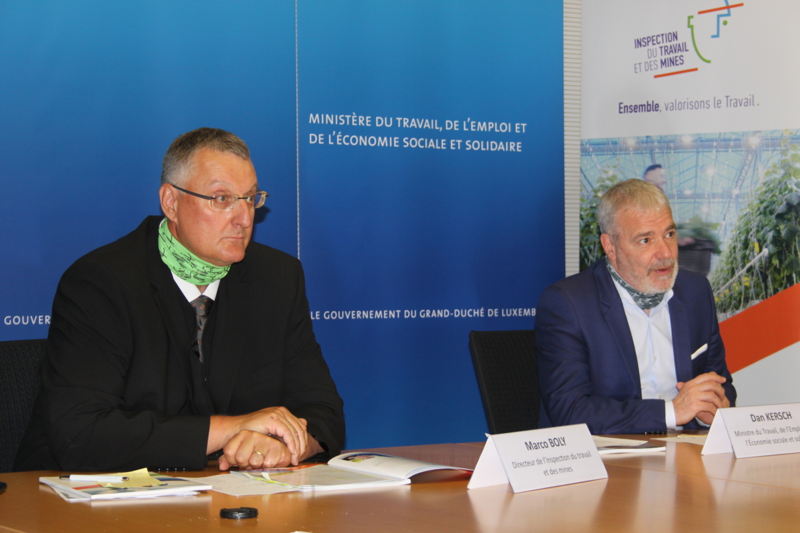 Dan Kersch et Marco Boly ont présenté le rapport annuel de l'Inspection ...