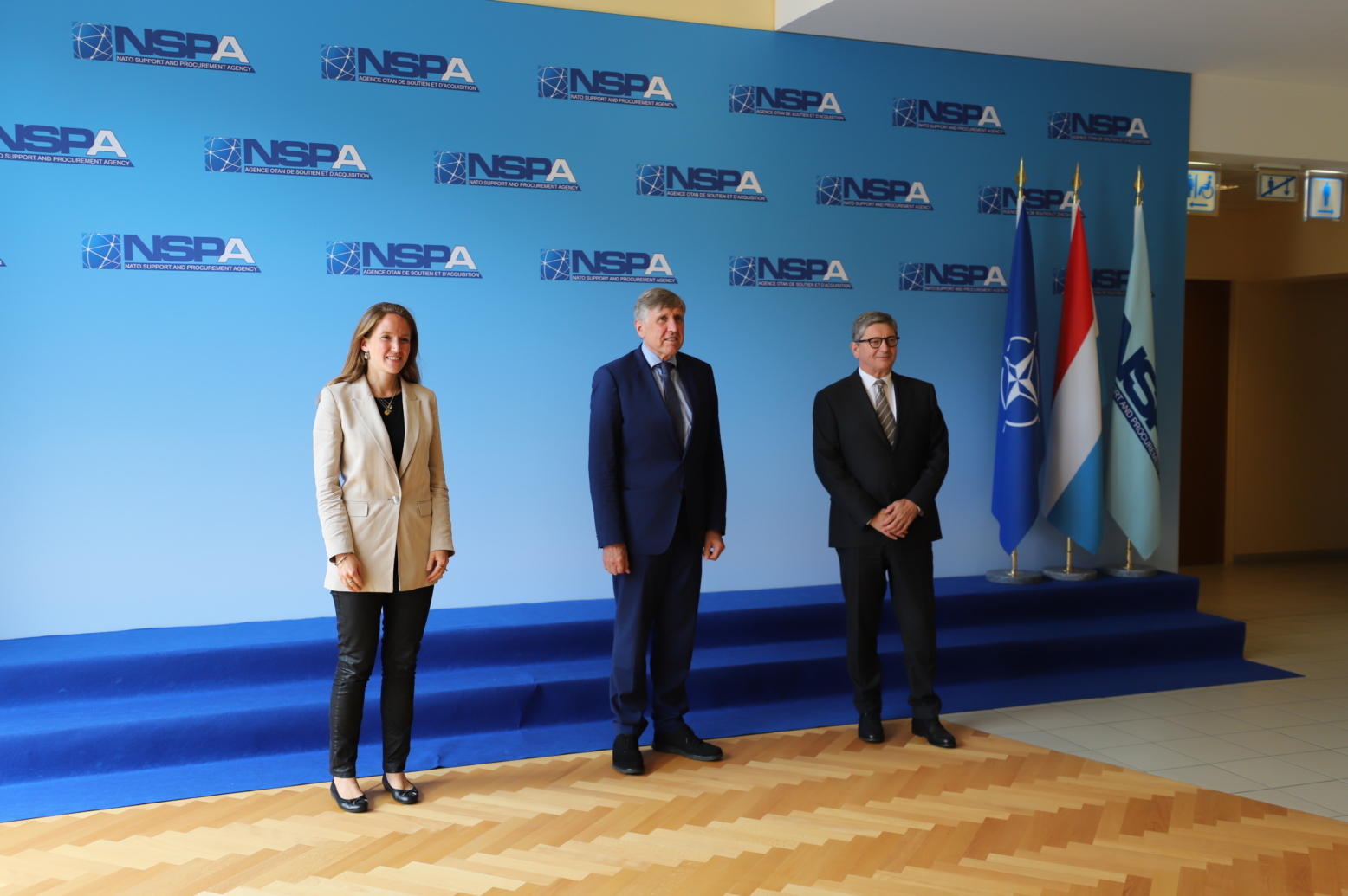 Visite de travail du ministre de la Défense, François Bausch, à la NATO ...